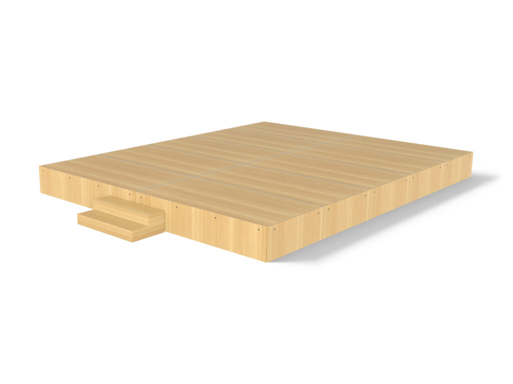 Wood-Look Portable Stage | Transtage